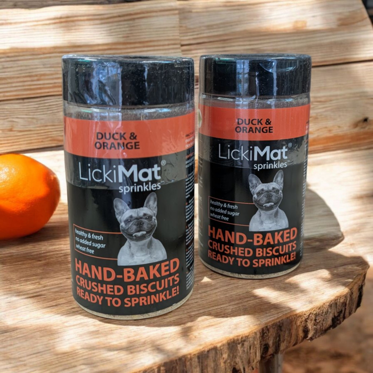 LickiMat Sprinkles - Duck & Orange – Pablo's Pawfectionary